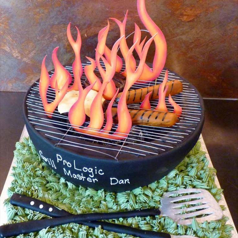 A-96 BBQ GRILL CAKE — Amphora Bakery